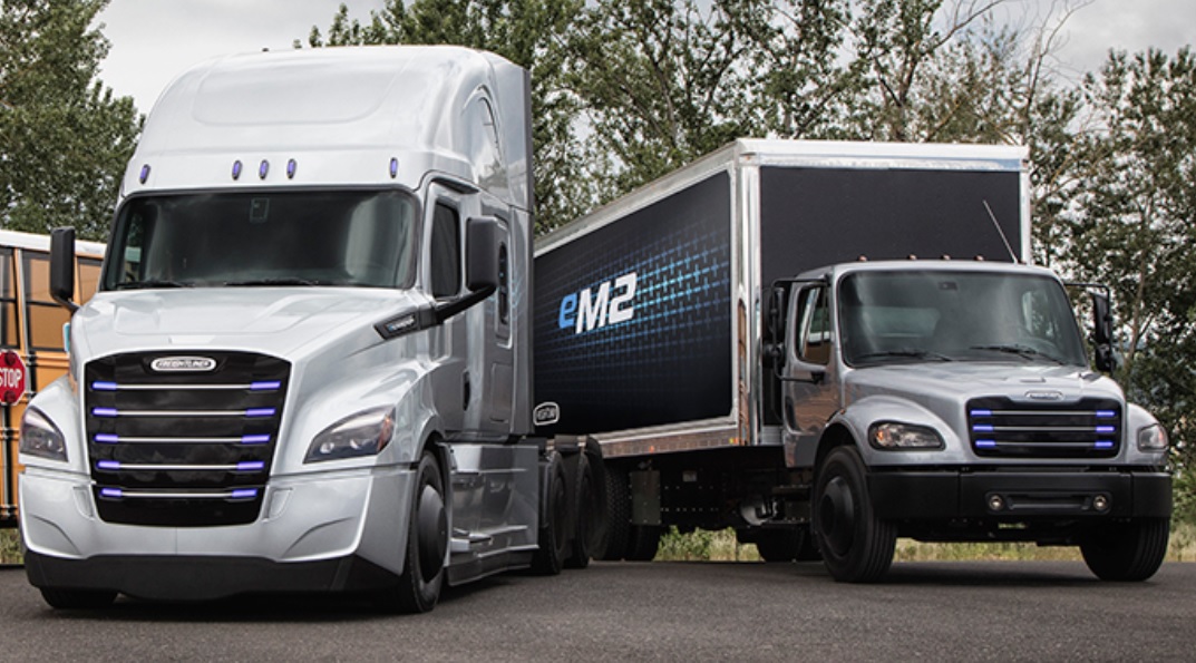 Freightliner eCascadia and M2 106 Electric Truck | Electric Van & Truck