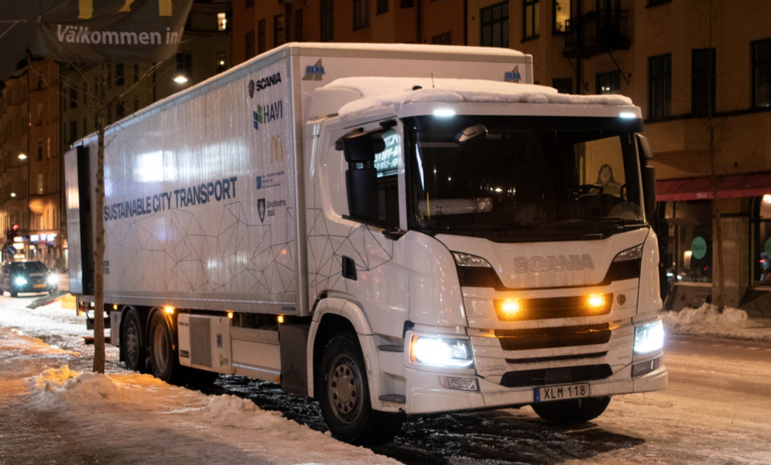 Scania Hybrid truck takes to the city | Electric Van & Truck