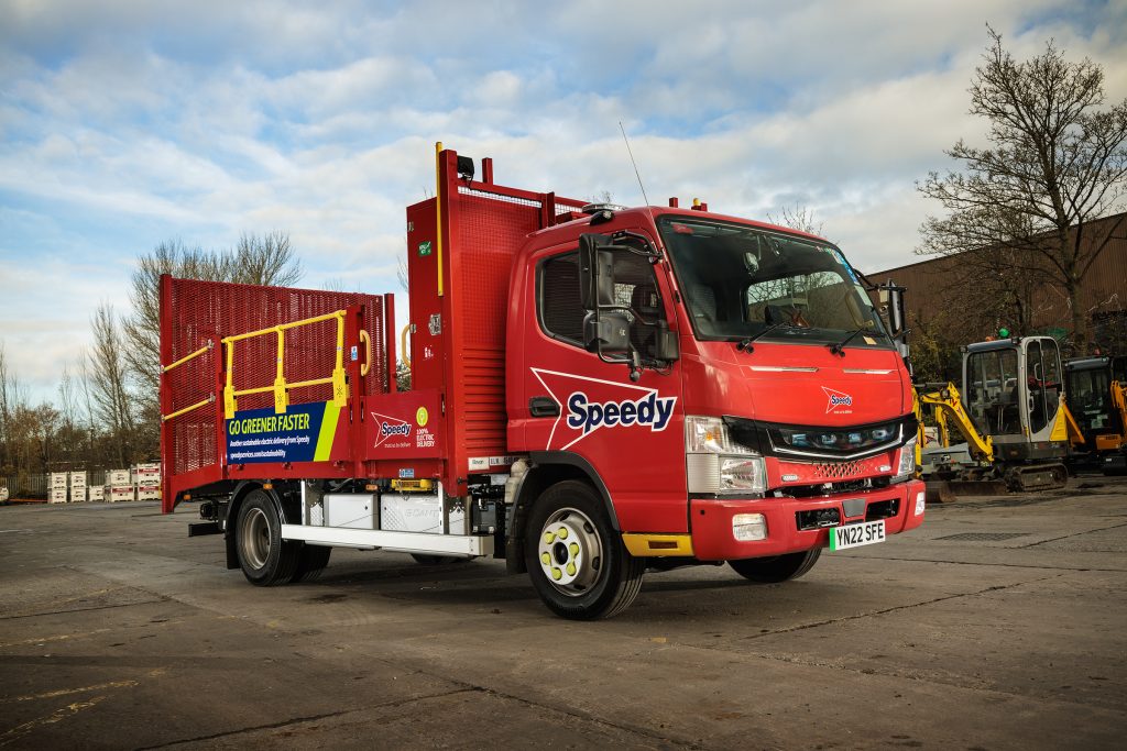 Fuso eCanter helps Speedy electrify | Electric Van & Truck